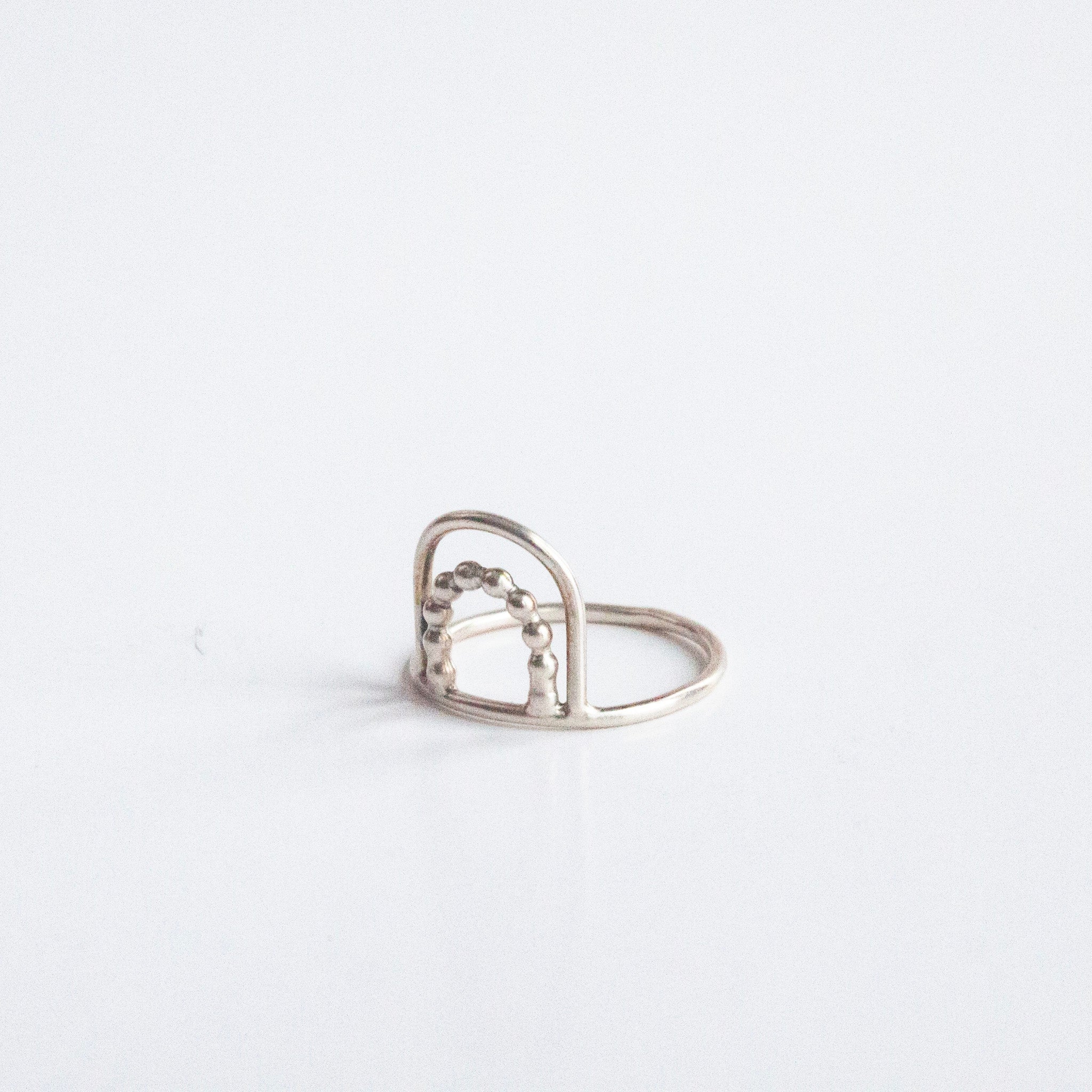 Arches Ring – Bezels and Bubbles
