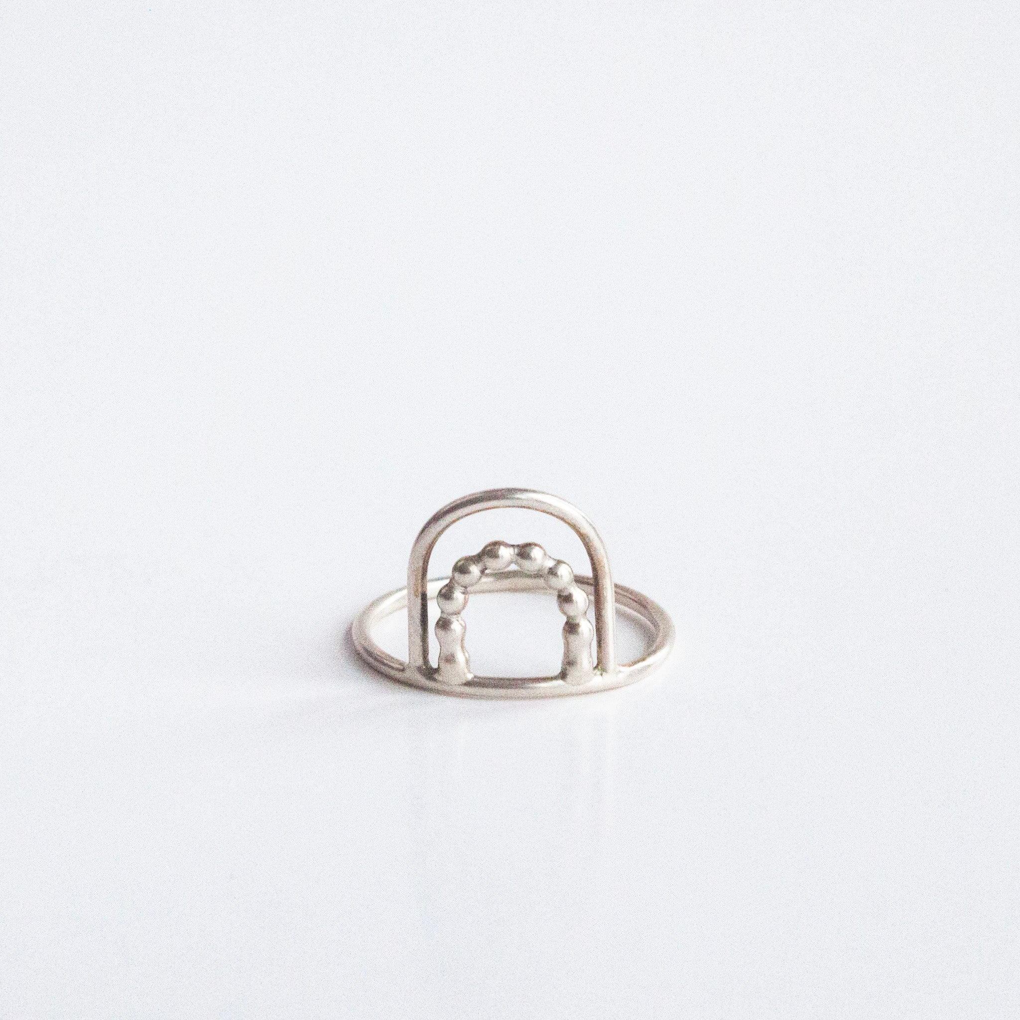 Arches Ring – Bezels and Bubbles